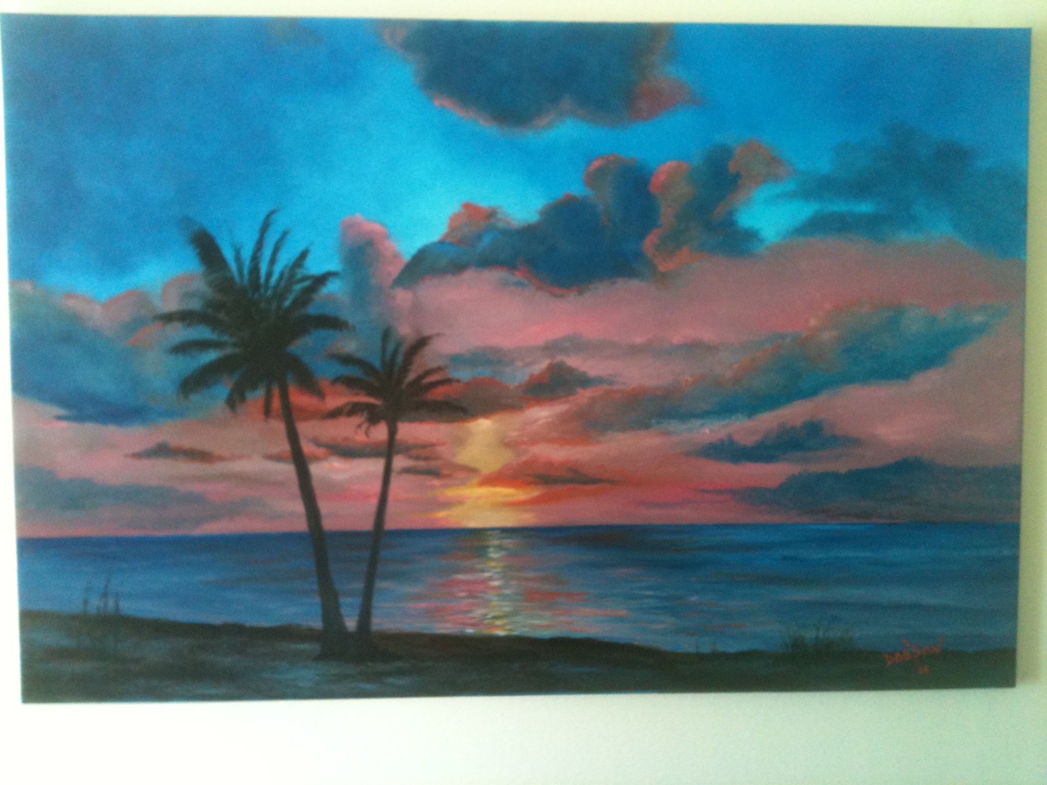 Beach Canvas Art For Sale Lloyd Dobson Artist Beach Canvas Art For Sale Lloyd Dobson Artist