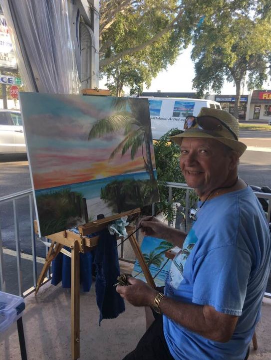 Lloyd Dobson Artist Beach Themed Oil Paintings